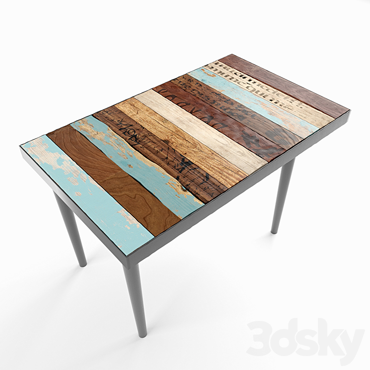 Ancient table - Table - 3D model
