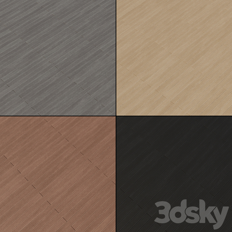 Decking Type 1 - 3D model