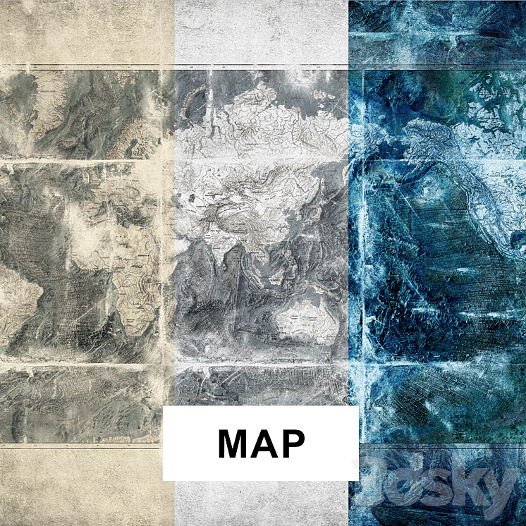 factura | MAP - Wall covering - 3D model