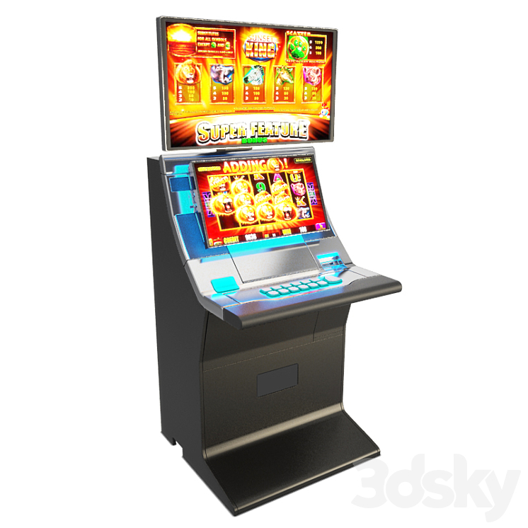 Slot Machine Helix Super Screen - Miscellaneous - 3D model