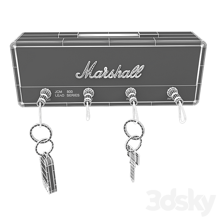 Marshall key holder - Other decorative objects - 3D model