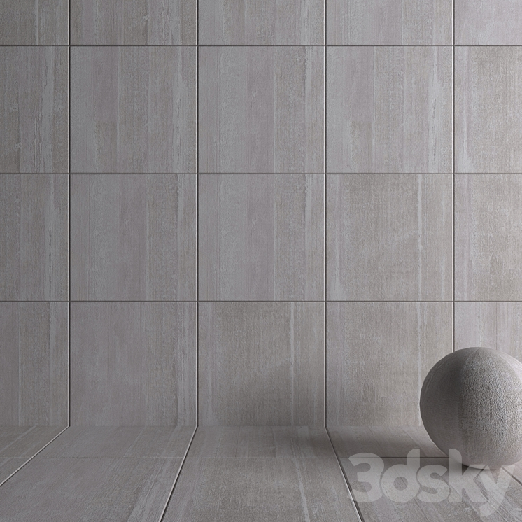 Wall tiles 285 Ash - Tile - 3D model