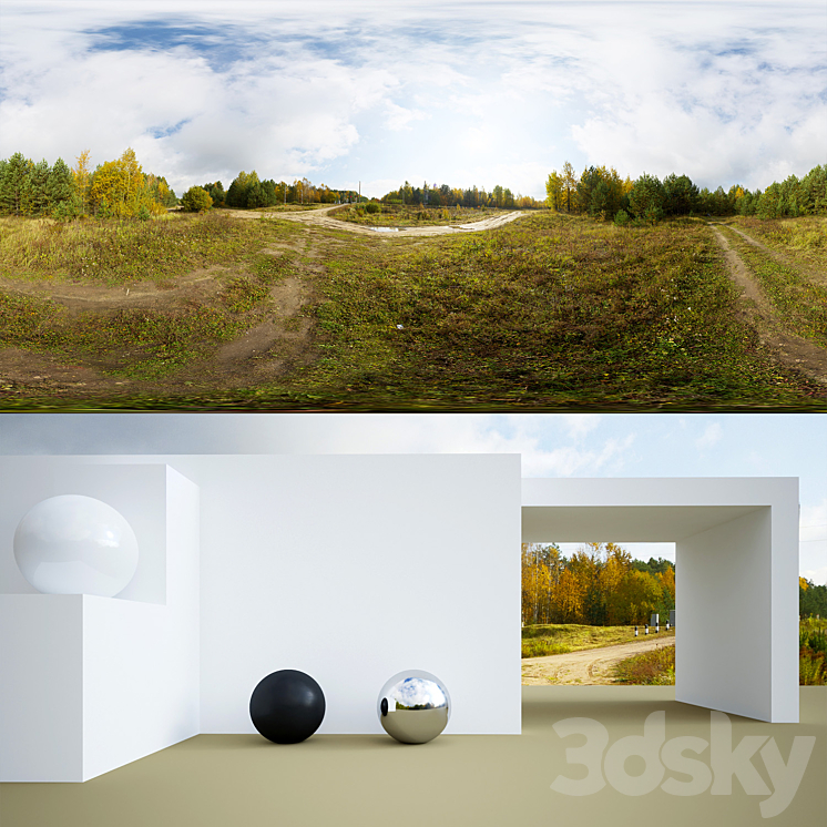 Hdri fall - HDRI - 3D model