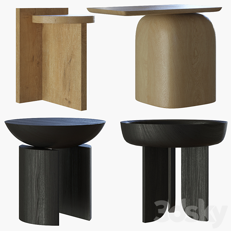 Side tables collection # 2 - Table - 3D model