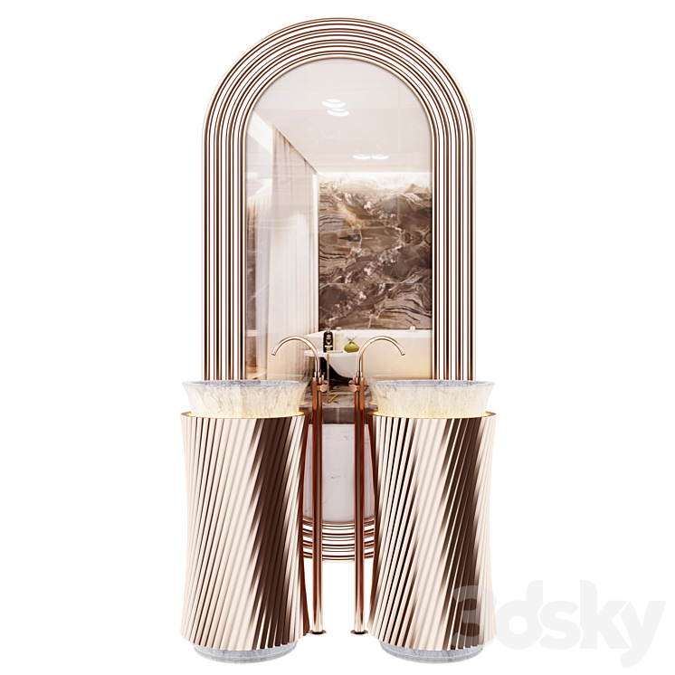 [3DSKY] Devon & Devon ADMIRAL Bath 3D Model | NEW UPDATE 2023