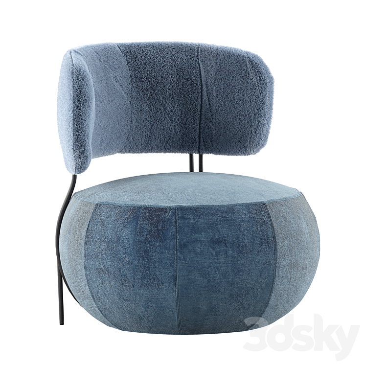 [3DSKY] Armchair Baby Geo By Saba Italia 3D Model | NEW UPDATE 2023