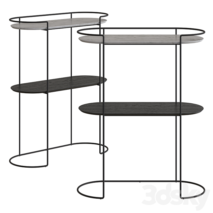 Calligaris Atollo Console Table - Console - 3D model