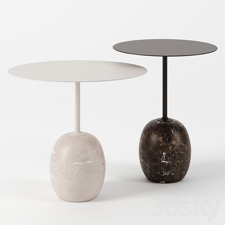 [3DSKY] Lato Tables By & Tradition 3D Model | NEW UPDATE 2023