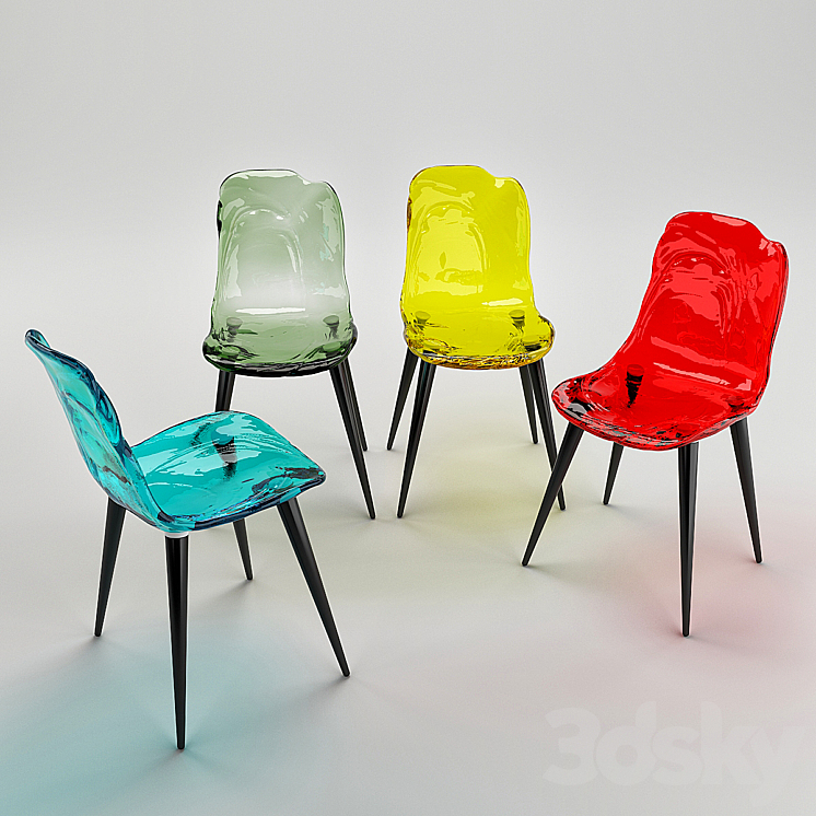 Gilda b - Chair - 3D model