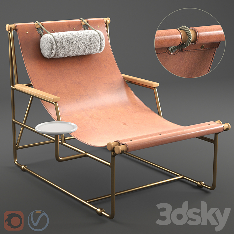 [3DSKY] Sling Chair 3D Model | NEW UPDATE 2023