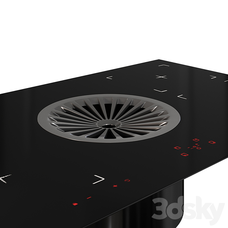 Silverline SUPREME 3412 Hood / Hob - Kitchen appliance - 3D model