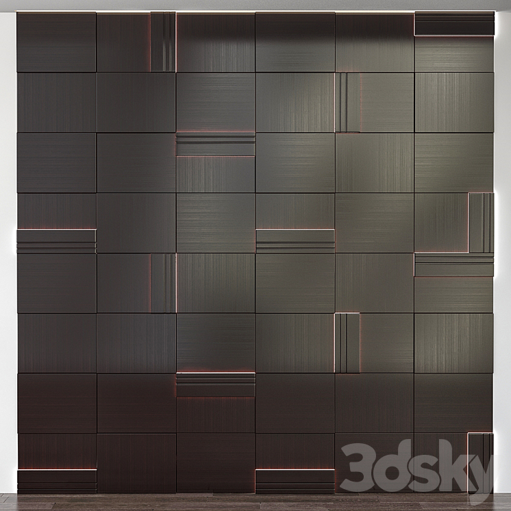 [3DSKY] Wall Panels No. 34 3D Model | NEW UPDATE 2023