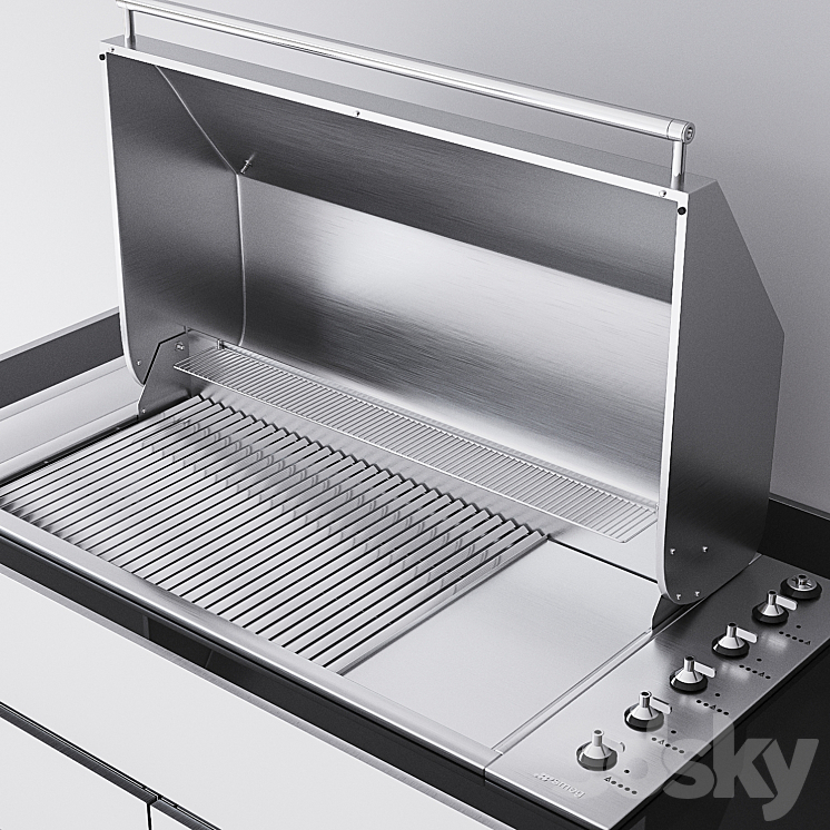 Outdoor Kitchen Island Fesfoc Krakatoa - Kitchen - 3D model