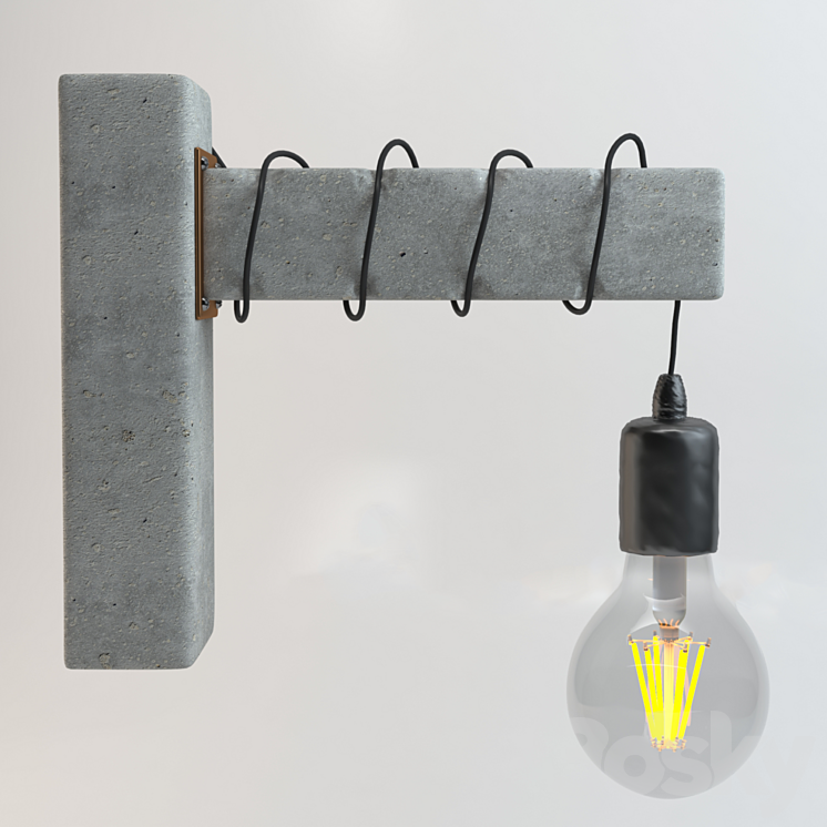 light03 - Wall light - 3D model