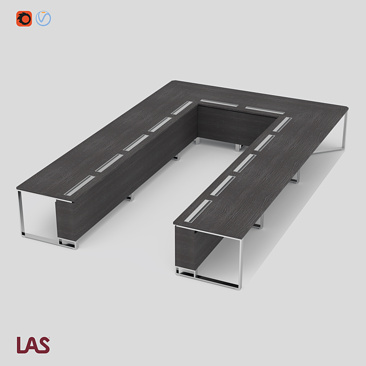 The office meeting table LAS I MEET (146659) - Office furniture - 3D model