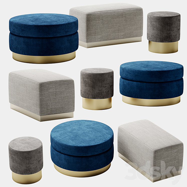 Pouf ONE MEBEL - Other soft seating - 3D model