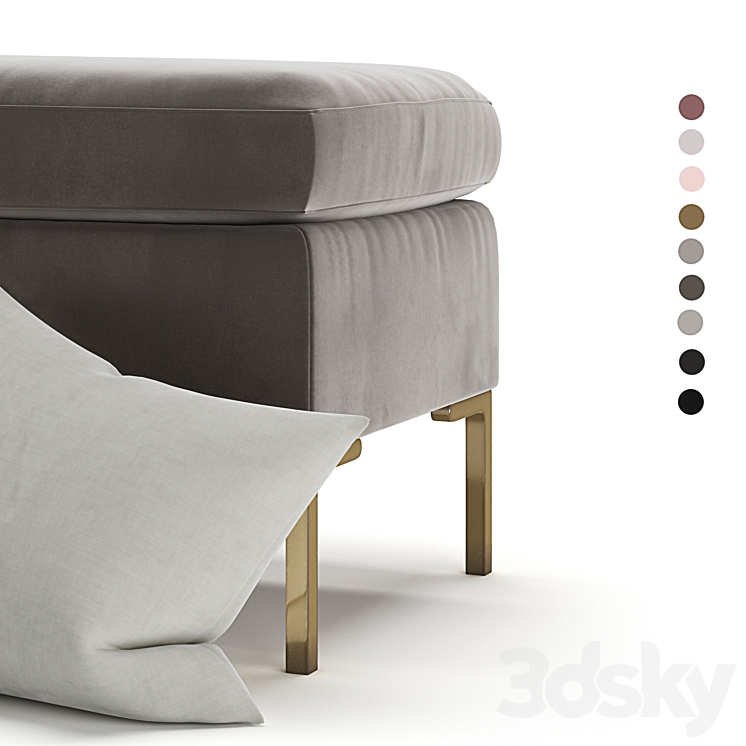 Edlyn bench - Other soft seating - 3D model
