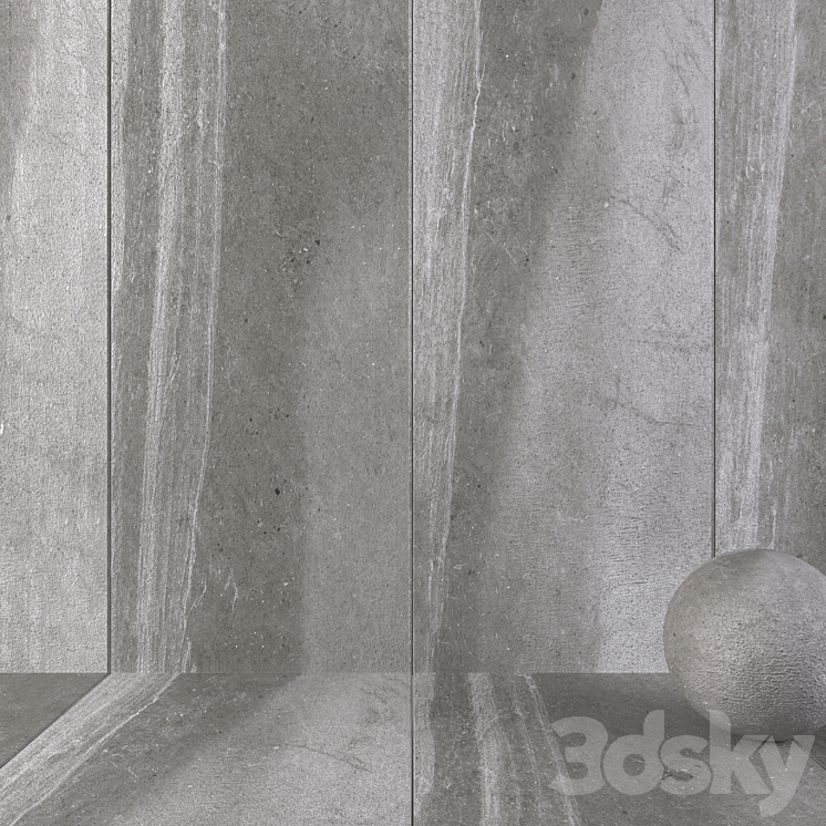 Stone Wall Tiles Colorado Gray - Tile - 3D model