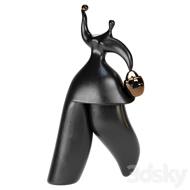Jean Louis Toutain Art Sculpture 2 - Sculpture - 3D model