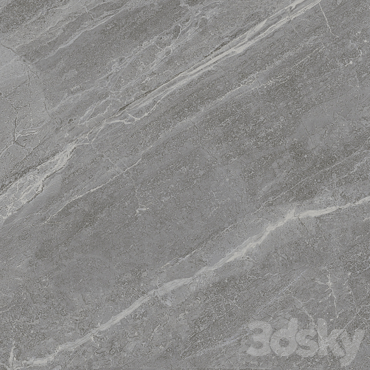 Marble Floor Museum Mainstone Moon - Tile - 3D model