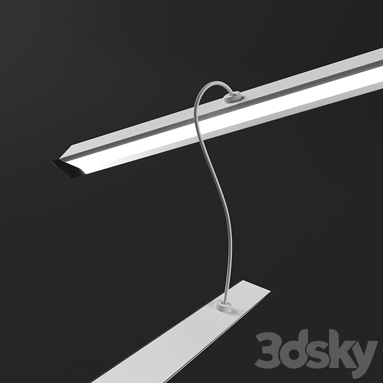Vibia_Halo Lineal - Pendant light - 3D model