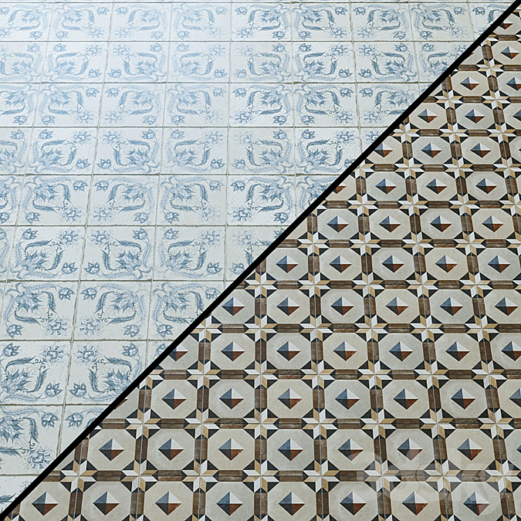 PERONDA FS IVY PERONDA FS CHESTER - Tile - 3D model