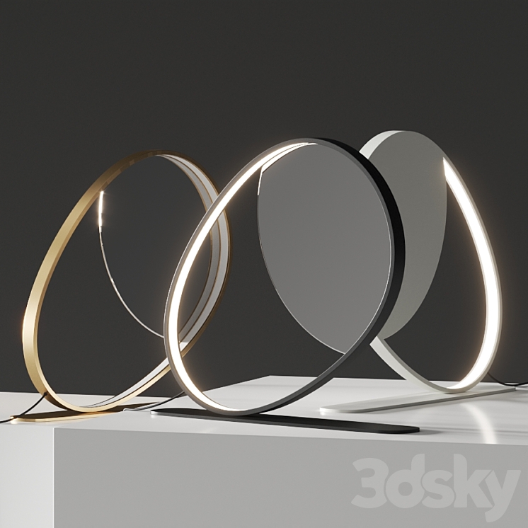 Amura Eclipse Mirror Lamp - Mirror - 3D model