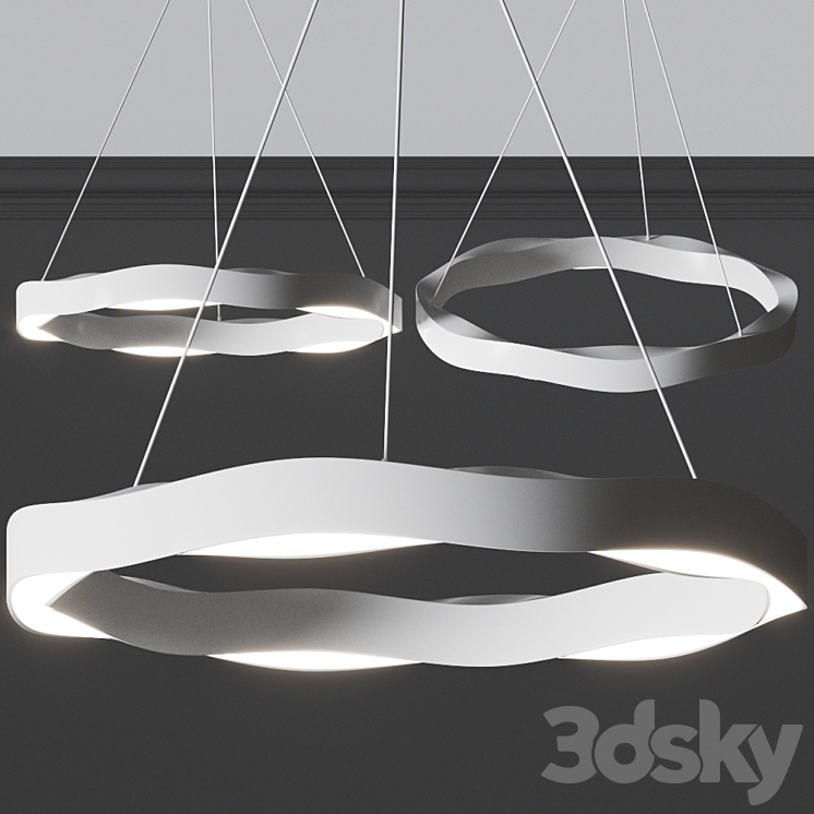 Hello by GROK Pendant Light - Pendant light - 3D model