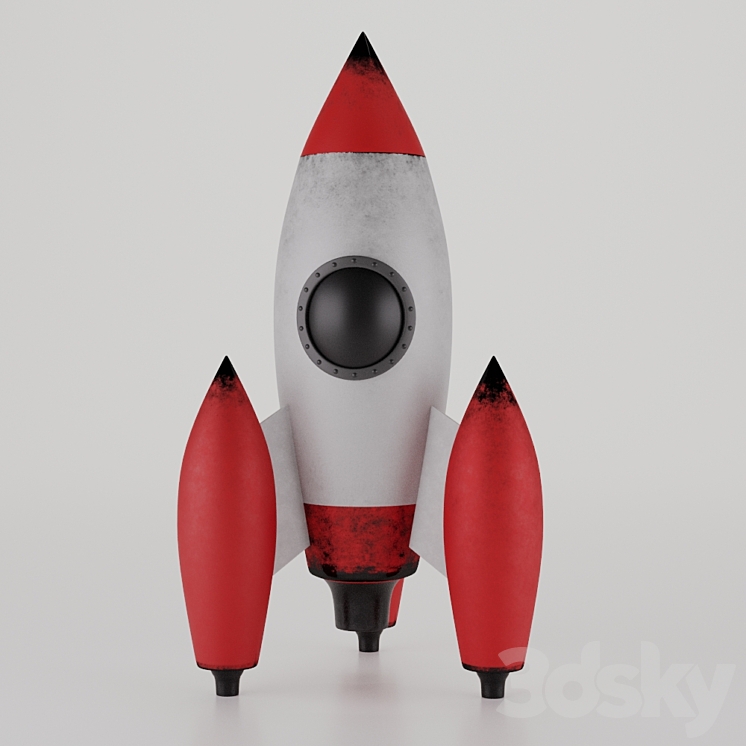 Toy rocket - Toy - 3D model