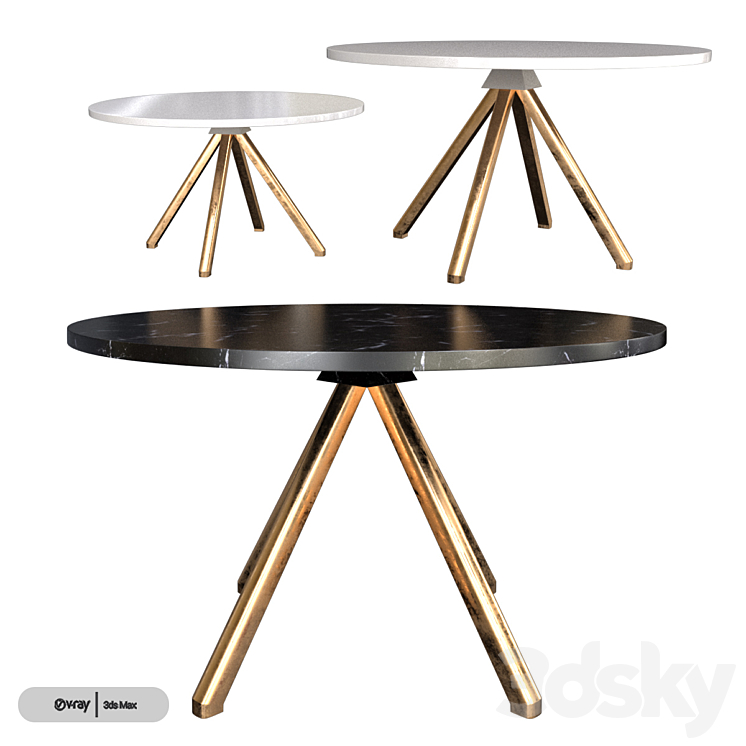 Magis Cuckoo Tables - Table - 3D model Magis Cuckoo Tables - Table - 3D model