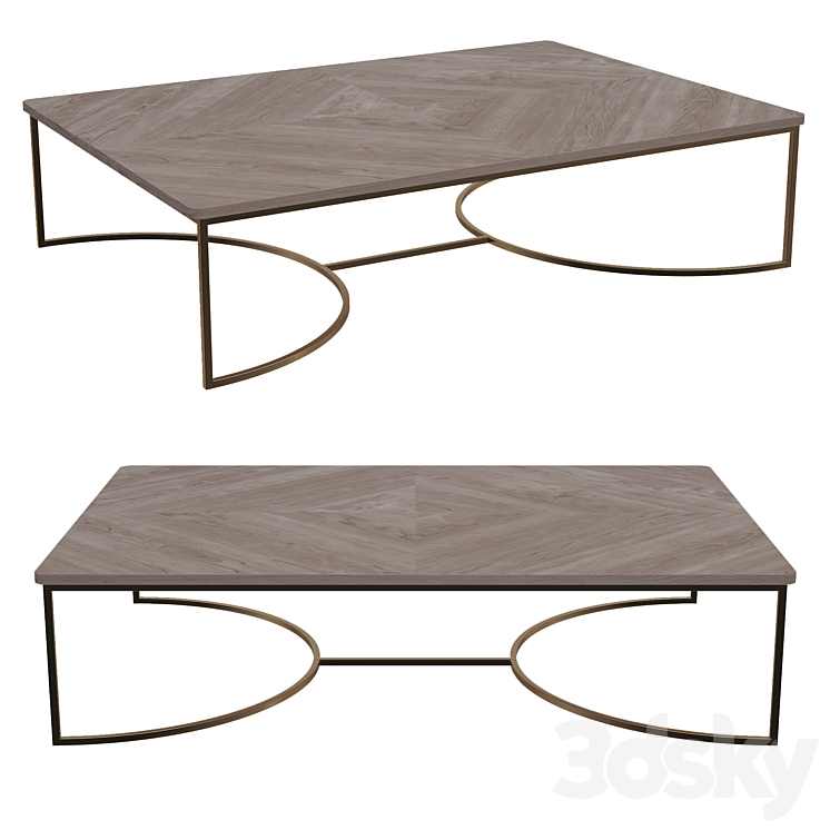 Coffee table CIPRIANI HOMOOD B142 - Table - 3D model