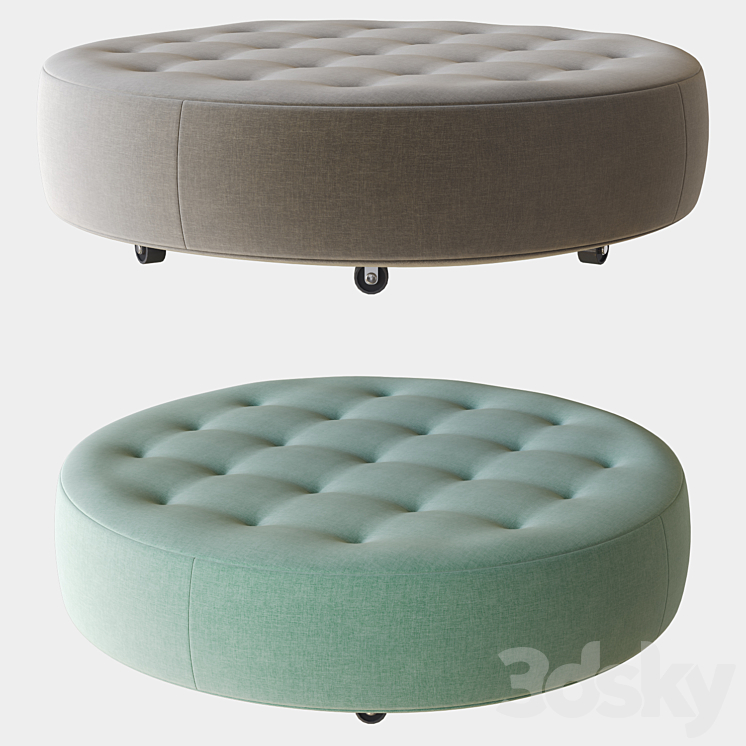 Cookie ottoman saba - Other soft seating - 3D model