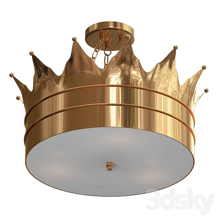 Crown Ceiling Light - Pendant light - 3D model