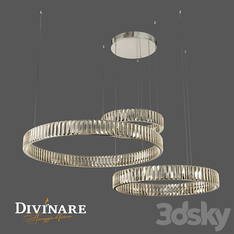 Divinare RENATA 1135Q02 SP-90 OM - Pendant light - 3D model