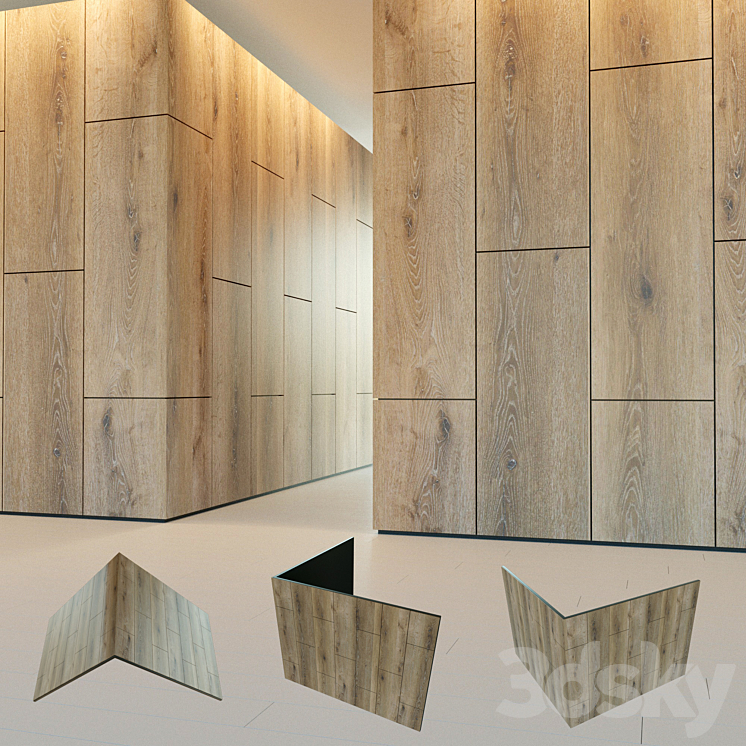 Wall panel made of wood. Decorative wall. Corner. 100 - Other ...