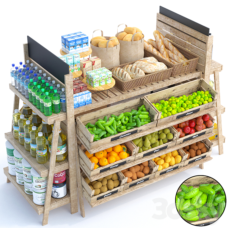 JC Grocery Store 5 - Shop - 3D model