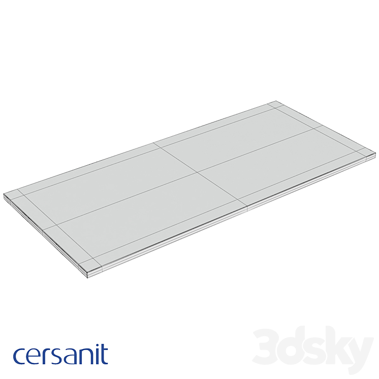 Countertop for vanity unit, wall-hung, MODUO 100, oak - Bathroom ...