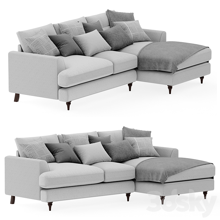 Joules dfs large sofa - Sofa - 3D model