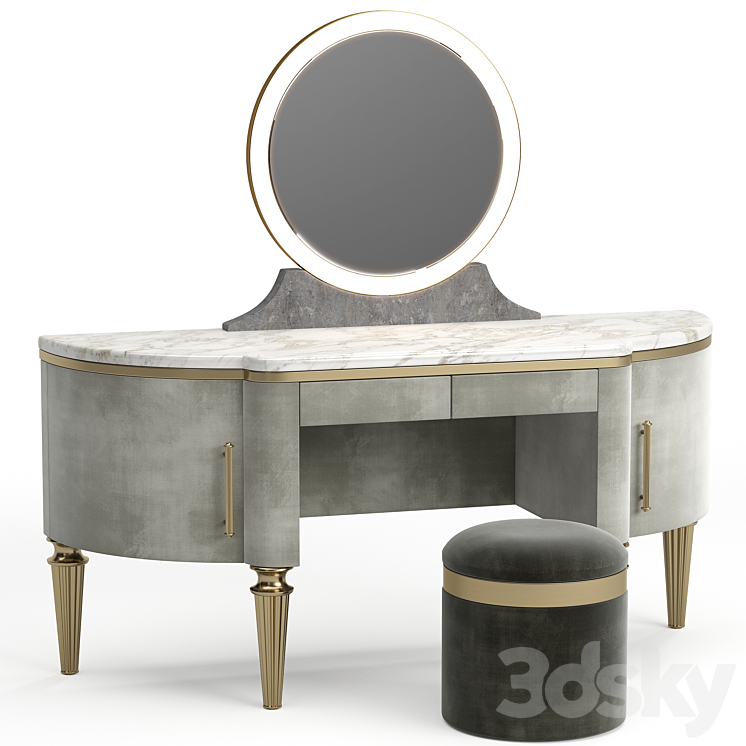 [3DSKY] DAME By Longhi Dressing Table Design By Giuseppe Iasparra With ...