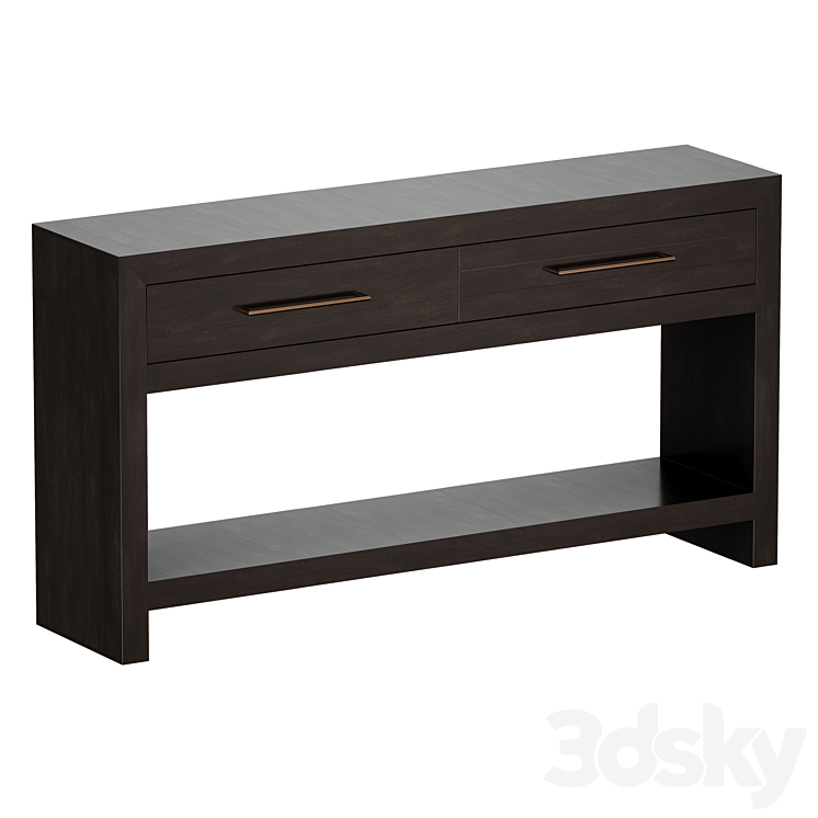Theo Console Table (Crate and Barrel) - Console - 3D model