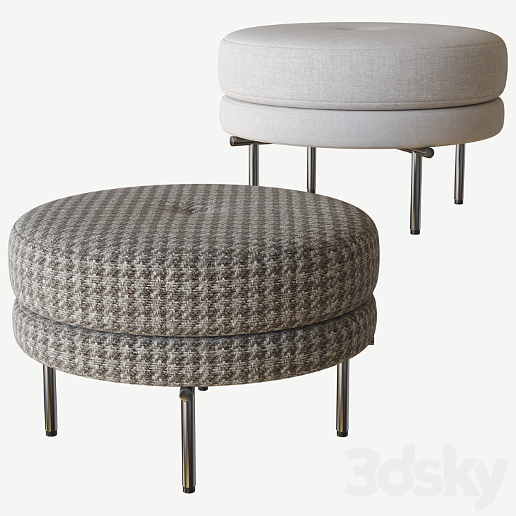 torii ottoman minotti - Other soft seating - 3D model