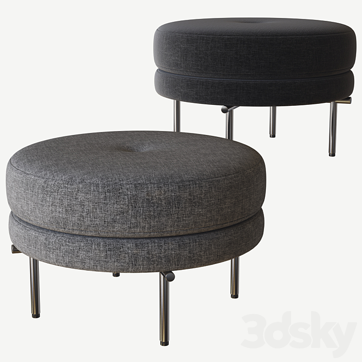 torii ottoman minotti - Other soft seating - 3D model