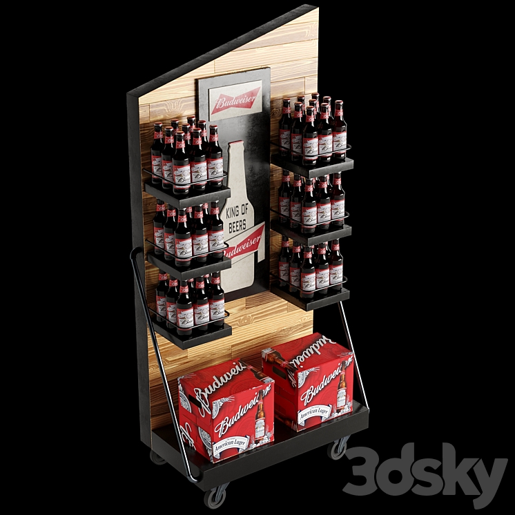 Beer stand - Shop - 3D model