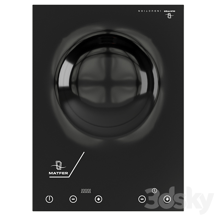 Matfer wok induction - Kitchen appliance - 3D model