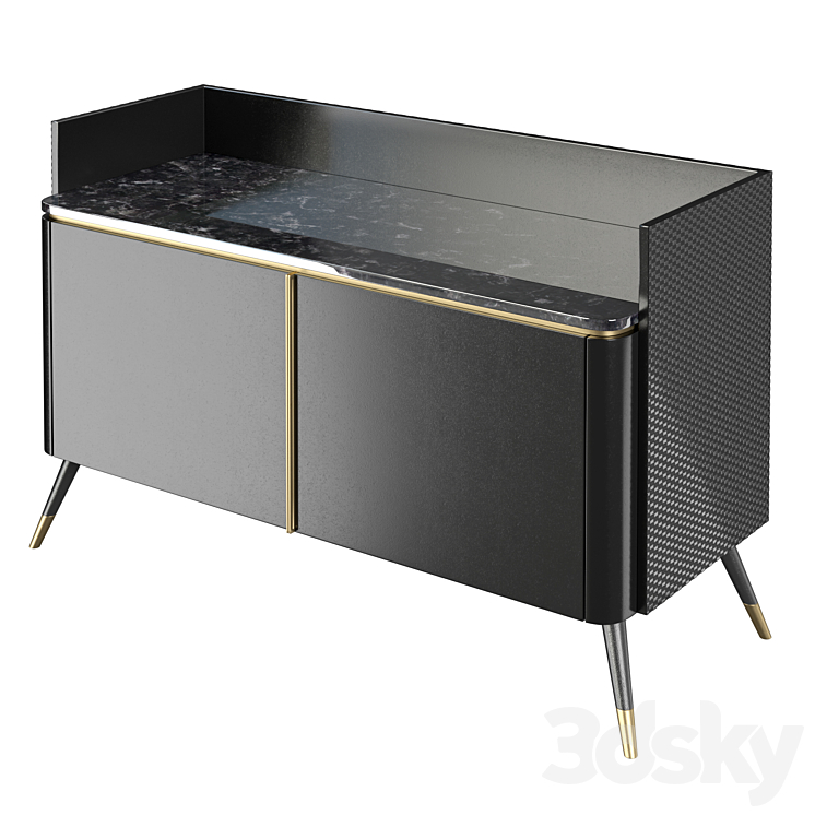 SM Lliving Couture Fabrice - Sideboard & Chest of drawer - 3D model