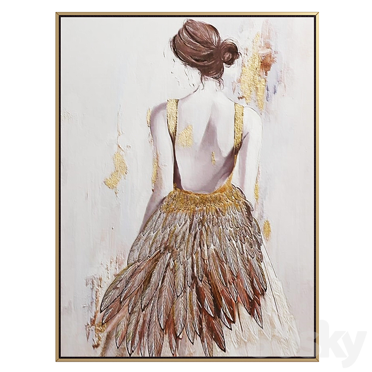 Wall Art Decor 2 - Frame - 3D model