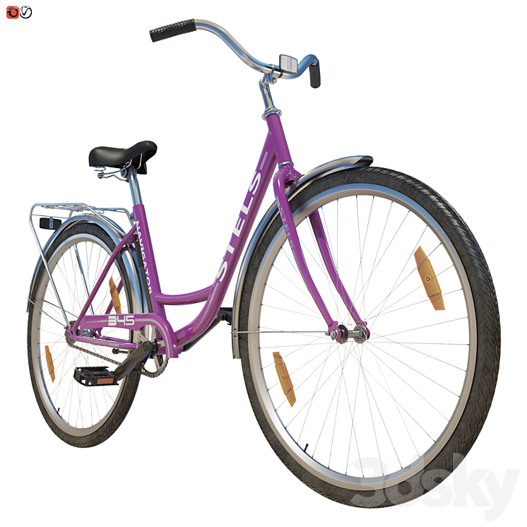 Bicycle Stealth lilac ladies' - Transport - 3D model