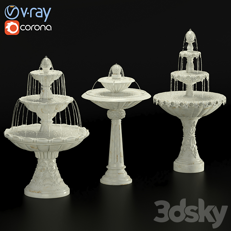Classic Fountain Collection - Other - 3D model