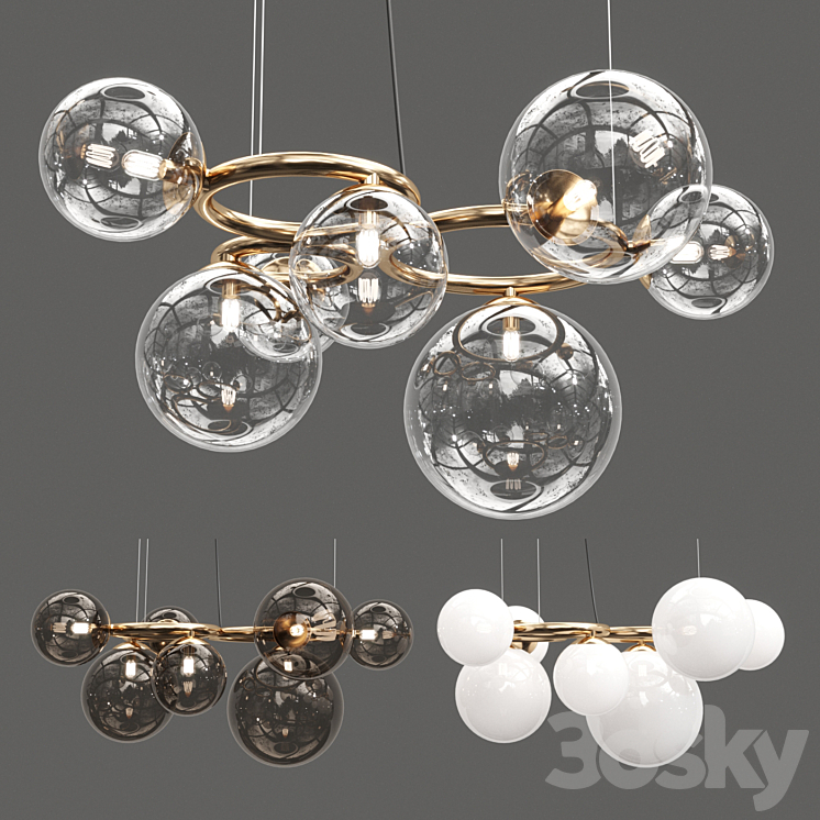 Vistosi Puppet Ring SP7 - Pendant light - 3D model