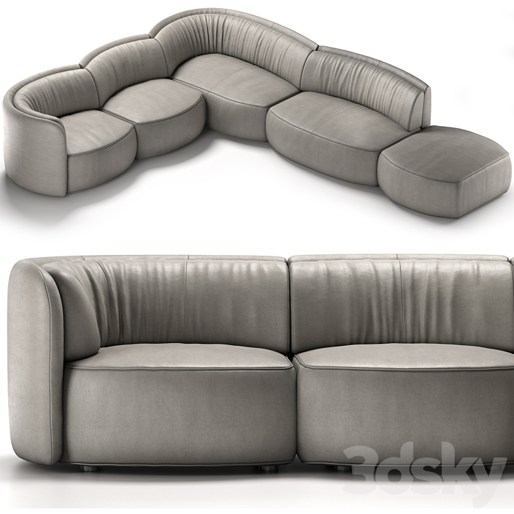 Natuzzi DEEP - Sofa - 3D model